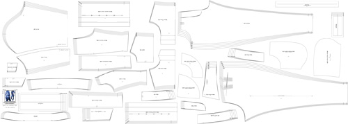 Molde Macacão Jeans Feminino 36 Ao 44 Gm Moldes